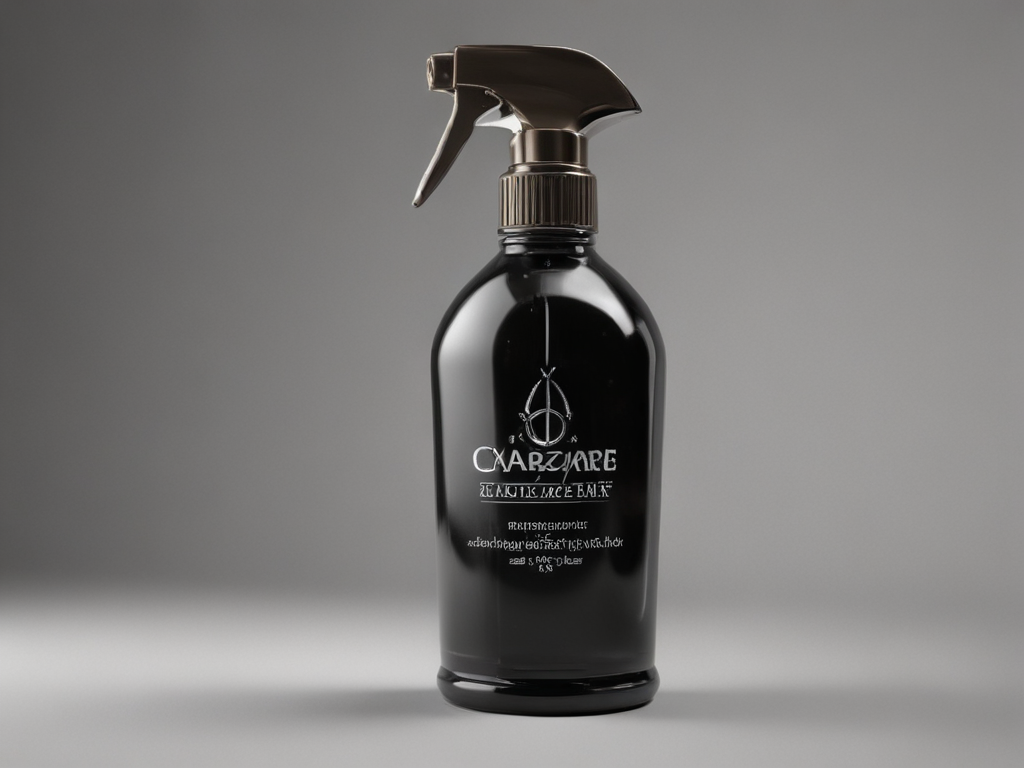 Premium Black Spray Bottle for Cleaning and Maintenance Solutions ...