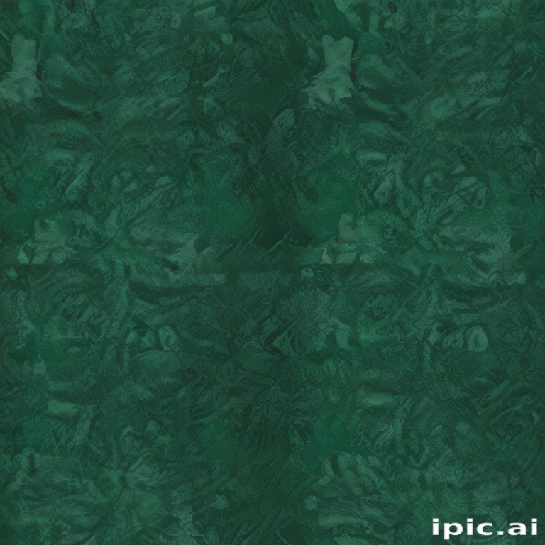 Abstract Green Texture with Deep Tones and Intricate Patterns for Design