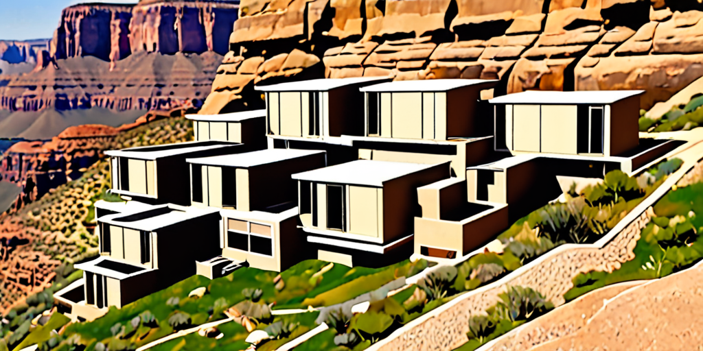 an American enclave in the rocks with a favorable climate that produces ...