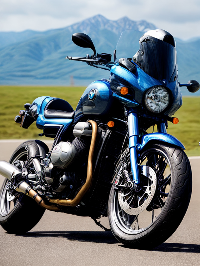 a dragon riding a bmw motorcycle