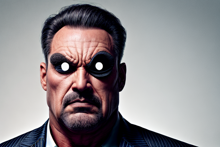 A large, powerful man with one eye on his forehead