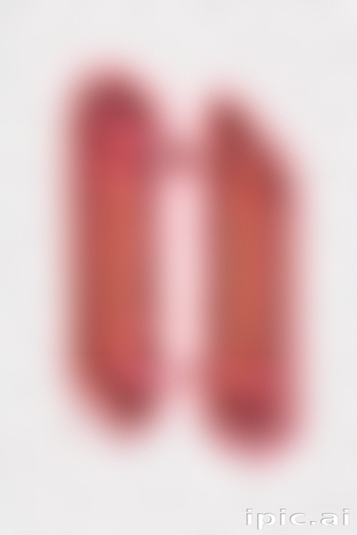 Two Blurred Pink Objects on a Light Background with Soft Focus