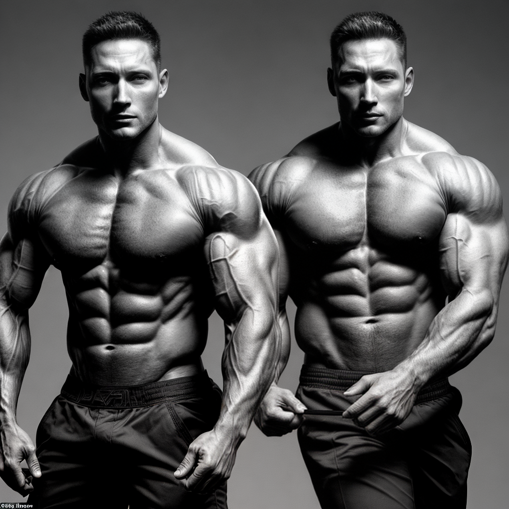 whole body scene :buzz cut hair Jensen ackles having Arnold ...