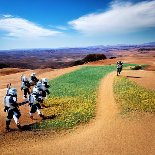 roman soldiers fighting imperial stormtroopers