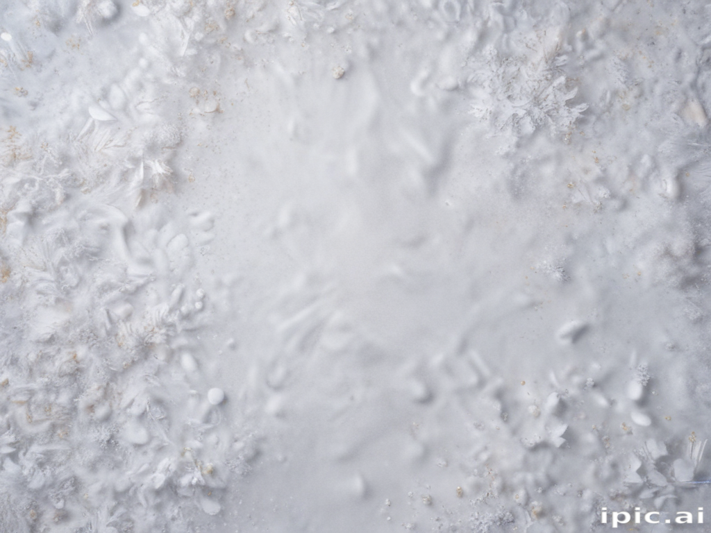 Delicate Snowflakes and Frost Patterns Creating a Winter Wonderland Texture