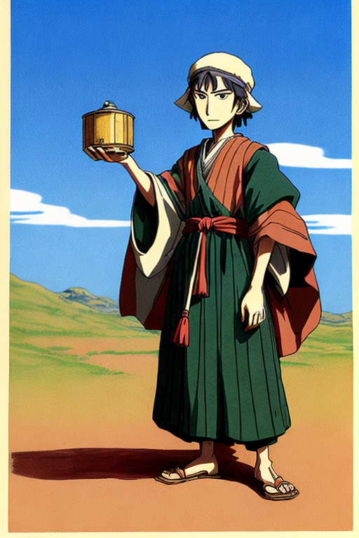 medicine seller from Mononoke TV series made by Toei Animation