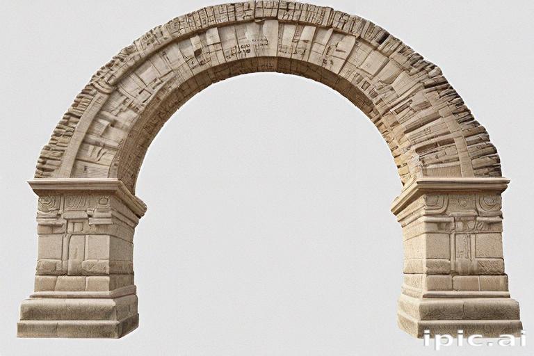 Intricate Stone Archway with Detailed Carvings and Historical Significance