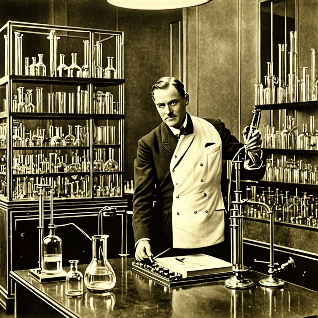 art deco chemistry progress industry propaganda science