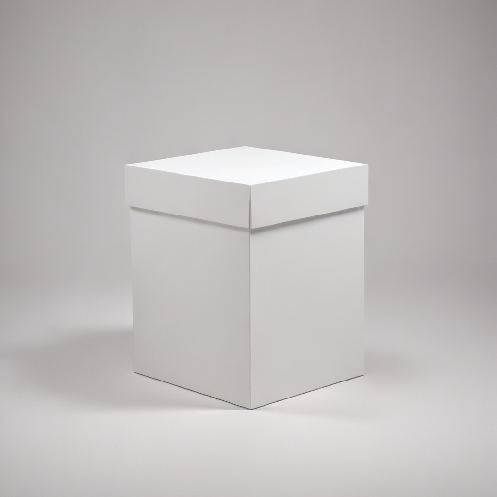 A Simple White Box on a Neutral Background Ready for Any Purpose