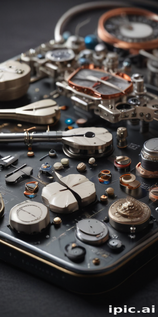 Intricate Arrangement of Vintage Clock Mechanisms and Precision ...