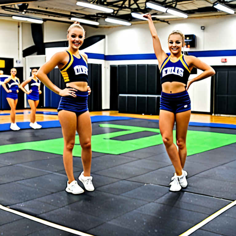 big new cheerleading gym