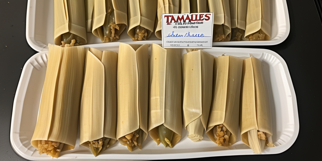 Delicious Homemade Tamales Displayed on Plates Ready for Enjoyment and ...
