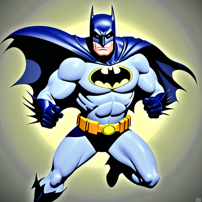 Batman Cartoon Animated Series by Bruce Timm style