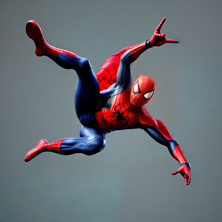 spider man flying