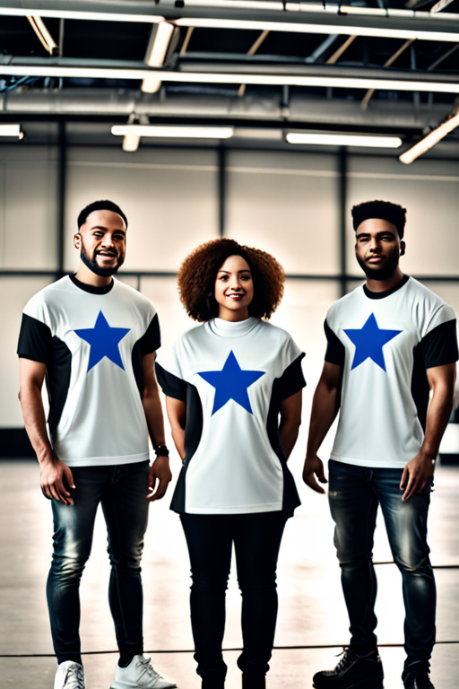 rock star group of ai working as a team