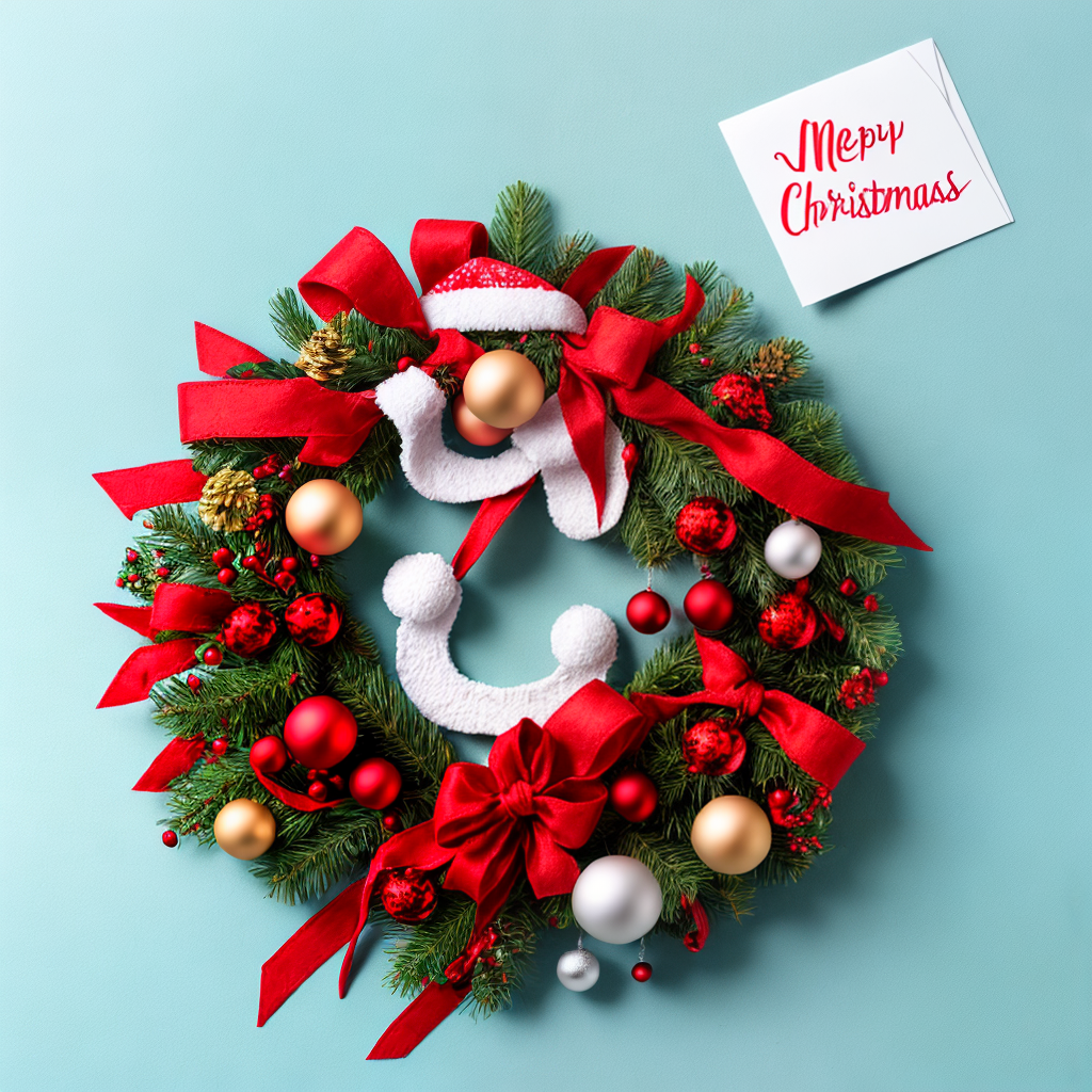 Christmas welcome card