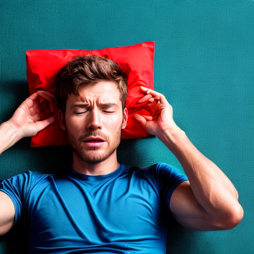 man lying face down on the floor