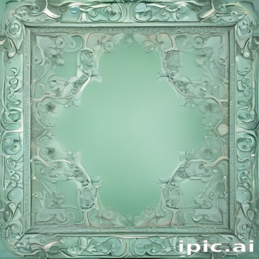 Intricately Designed Vintage Frame with Elegant Floral and Animal Motifs