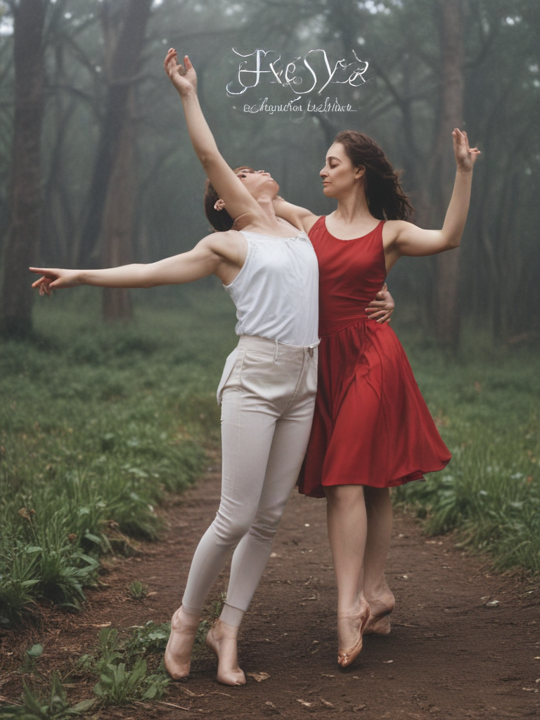 can you create me an image of an album cover that reflects dance ...