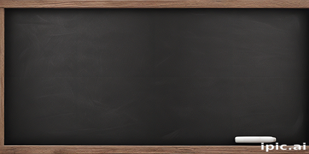 A Blank Chalkboard Ready for Creative Ideas and Inspiration to Flourish