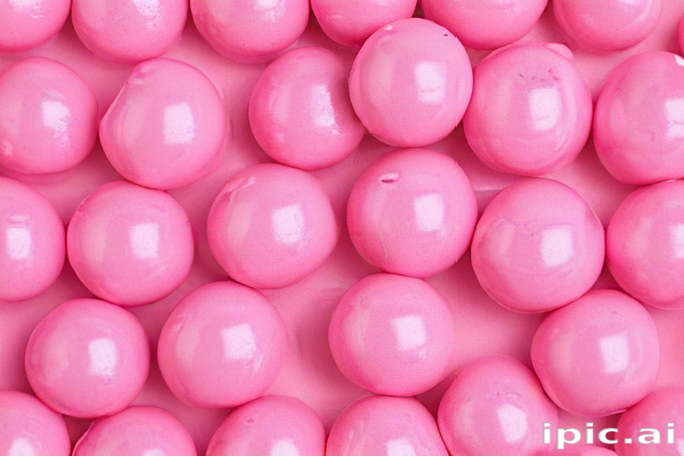 A Delightful Array of Shiny Pink Candy-Coated Chocolate Treats ...