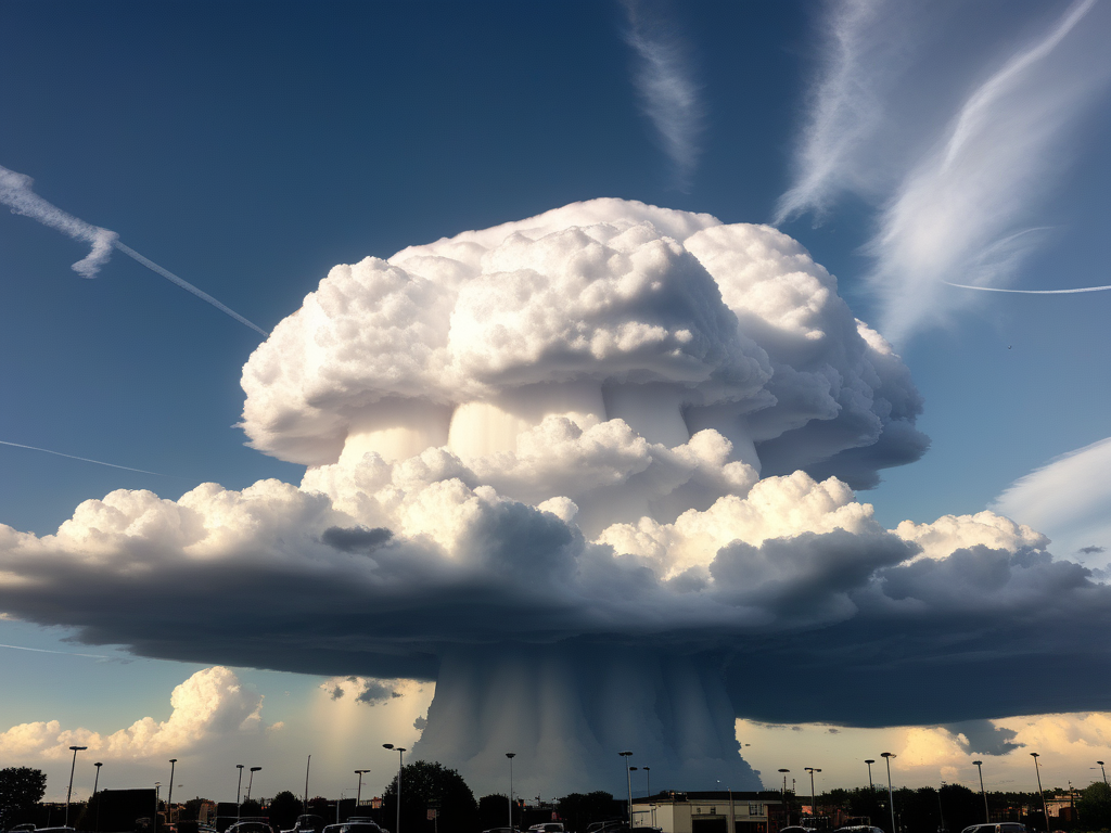 Vibrant Cosmic Clouds Illuminated by Ethereal Shades of Blue and Purple