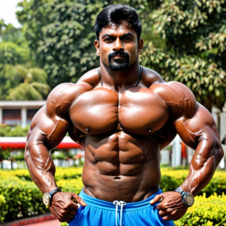 a indian bodybuilder