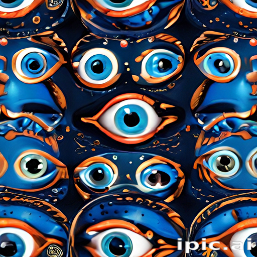 Colorful Collection of Eyes Staring at You in Unique Patterns