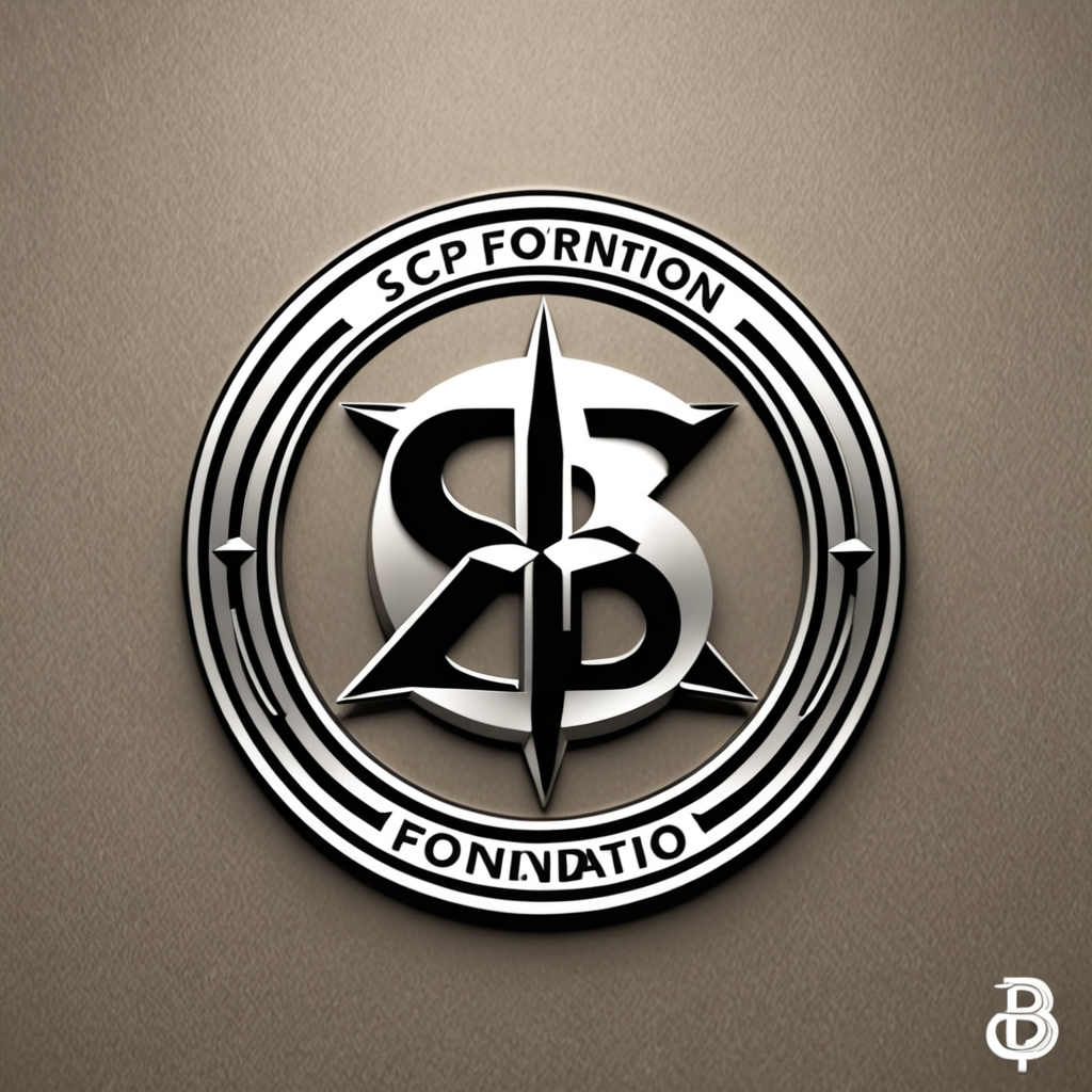 The logo of the SCP foundation with the letter B in the center