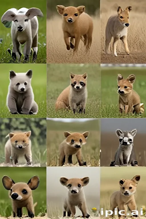 Adorable Baby Animals: A Collection of Playful Young Creatures in Nature