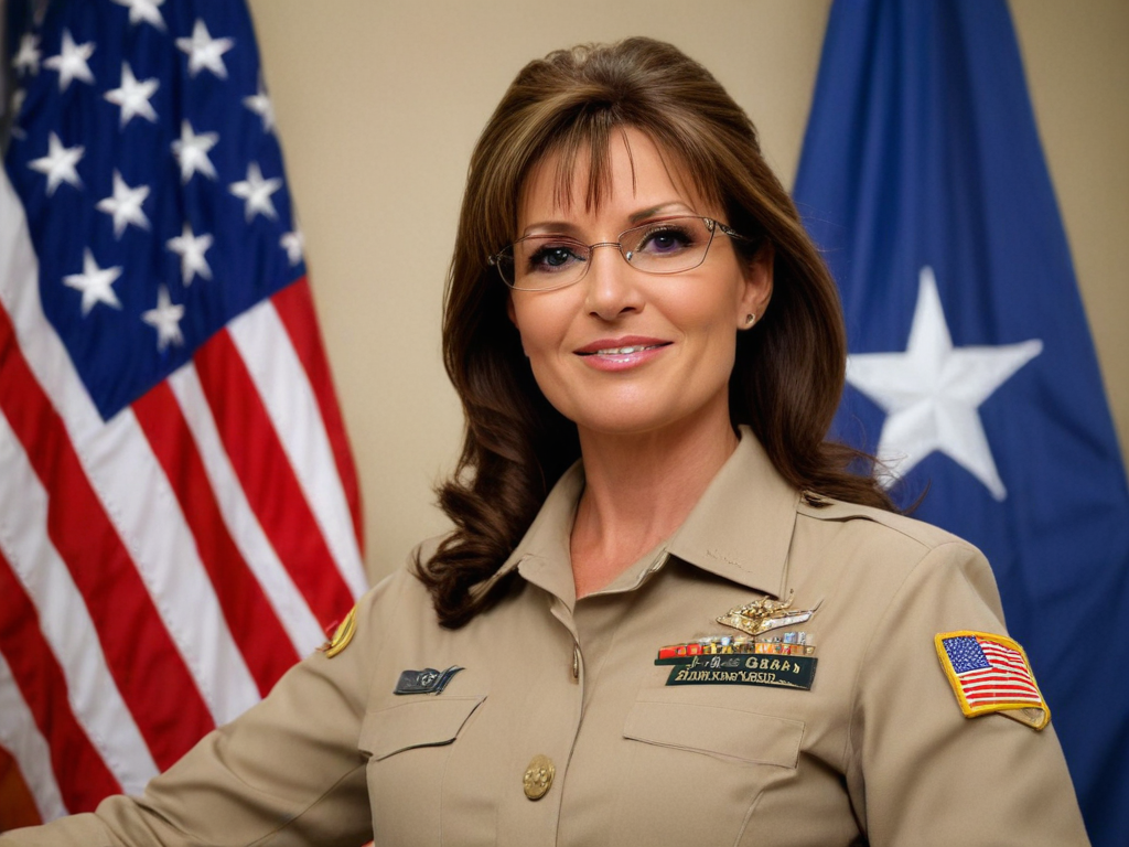 Sarah Palin military uniform
