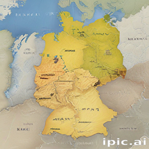 Detailed Map Illustrating the Geographical Features and Regions of a ...