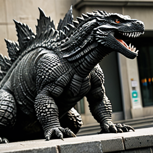 Faça um Godzilla realista omnipotente