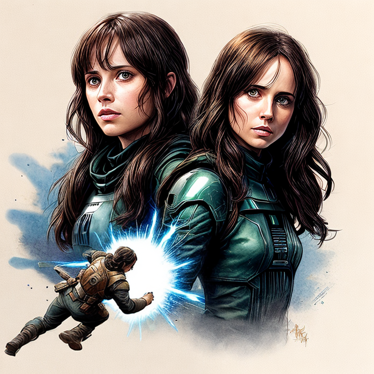 star wars jyn erso anime comic super hero