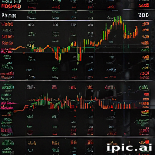 Dynamic Stock Market Dashboard Displaying Real-Time Trading Data and Trends