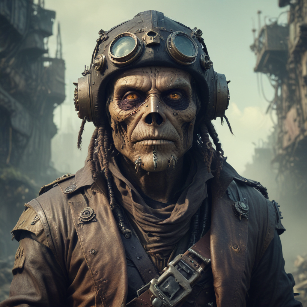 Davy Jones from Pirates of the Caribbean as a post-apocalyptic ...