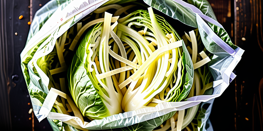 Freshly Harvested Green Cabbage Heads Nestled Together on a Wooden Surface