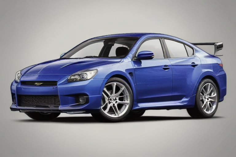 A Stunning Blue Sports Car with Sleek Design and Performance Features.