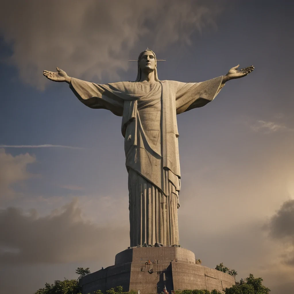 Majestic Christ the Redeemer Statue Overlooking Rio de Janeiro's Scenic ...