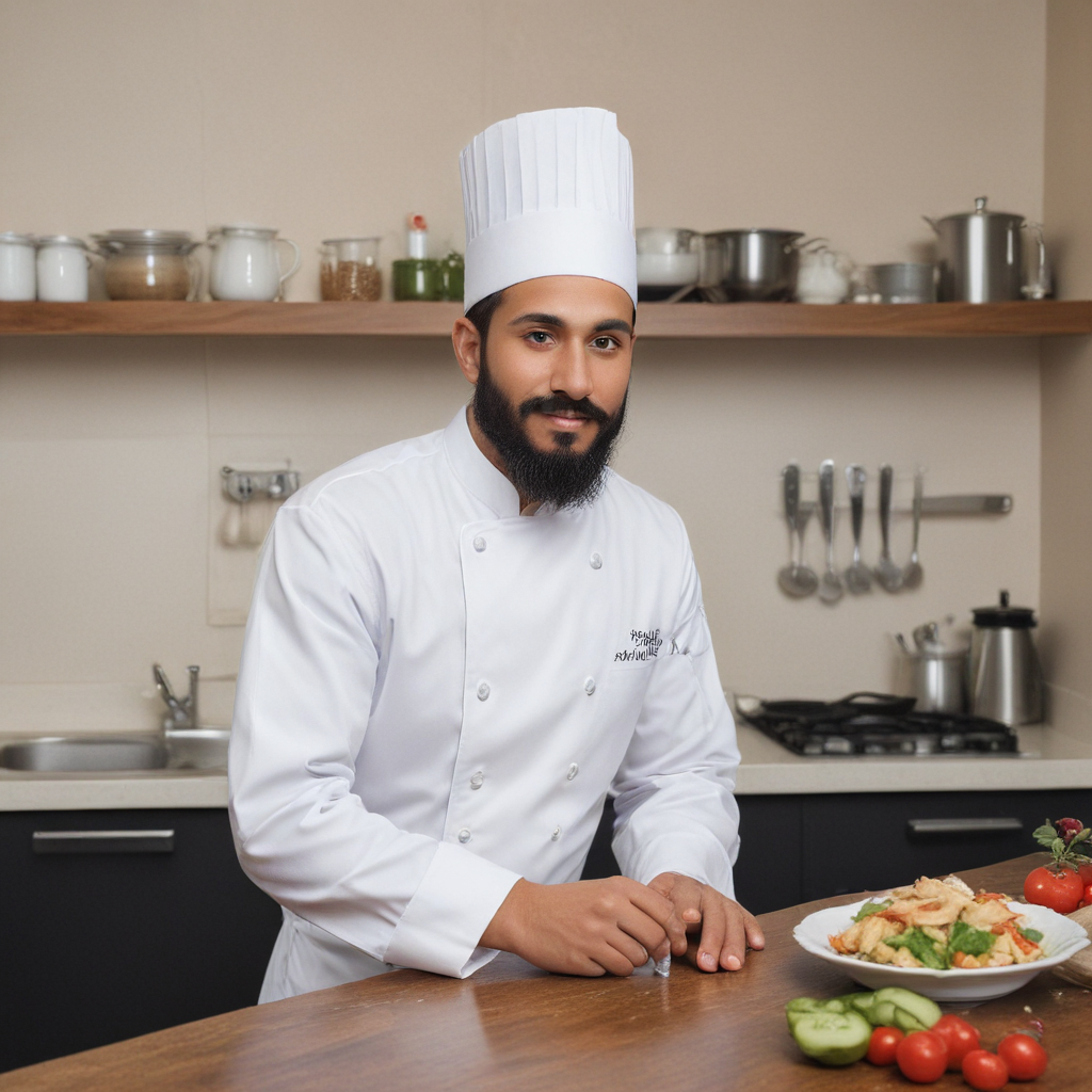 MUSLIM CHEF IN KITCHEN