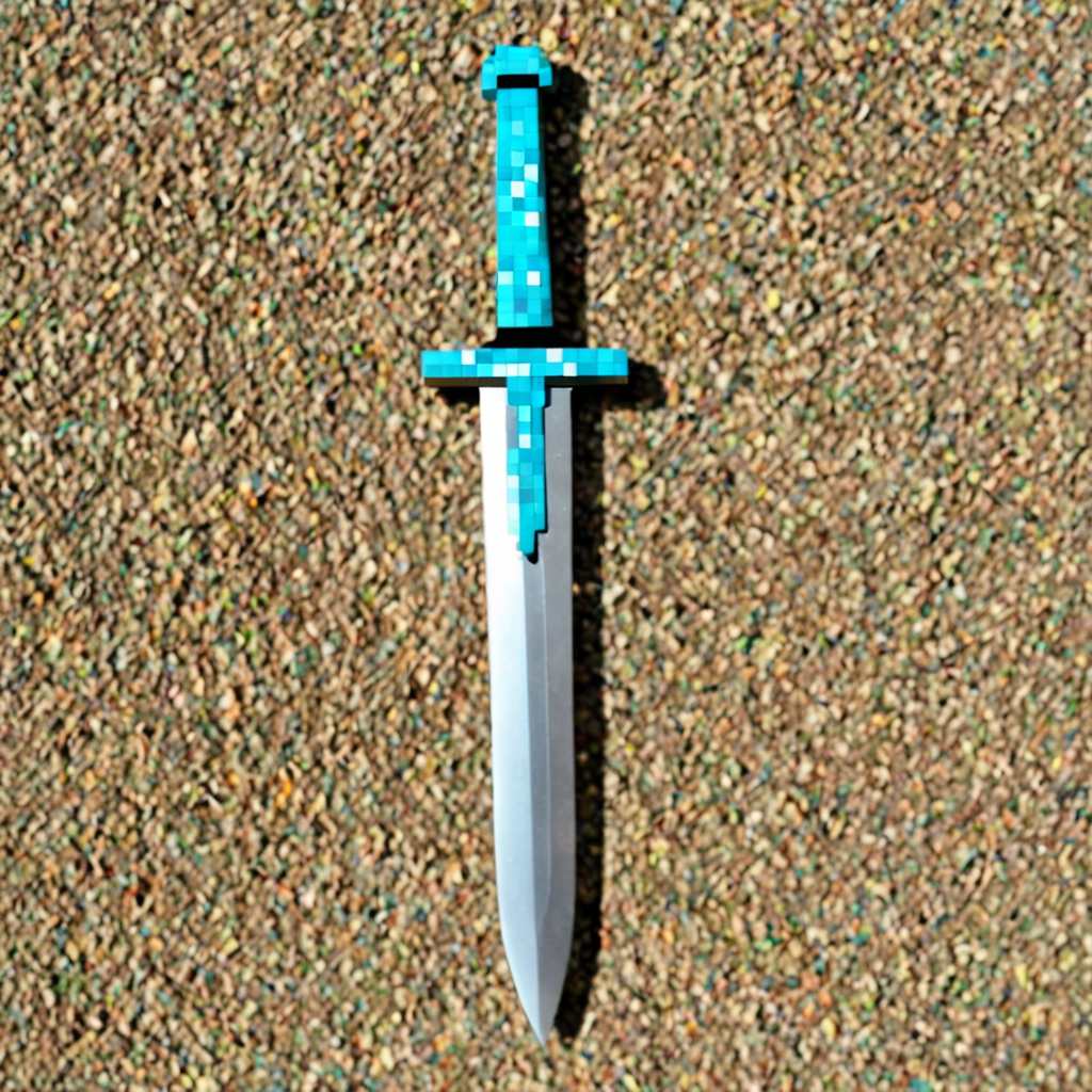 Minecraft Steve hand sword