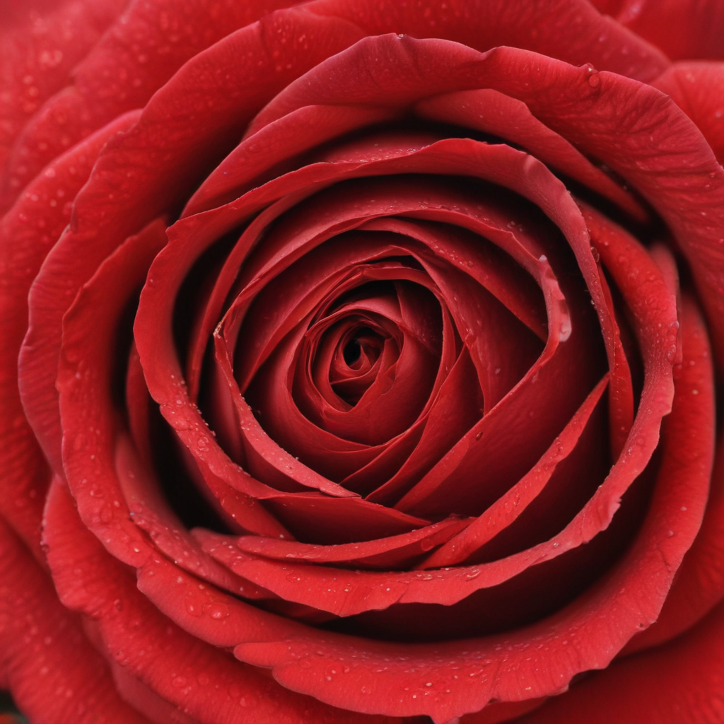 red rose close up