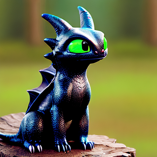 Toothless from how to train your dragon