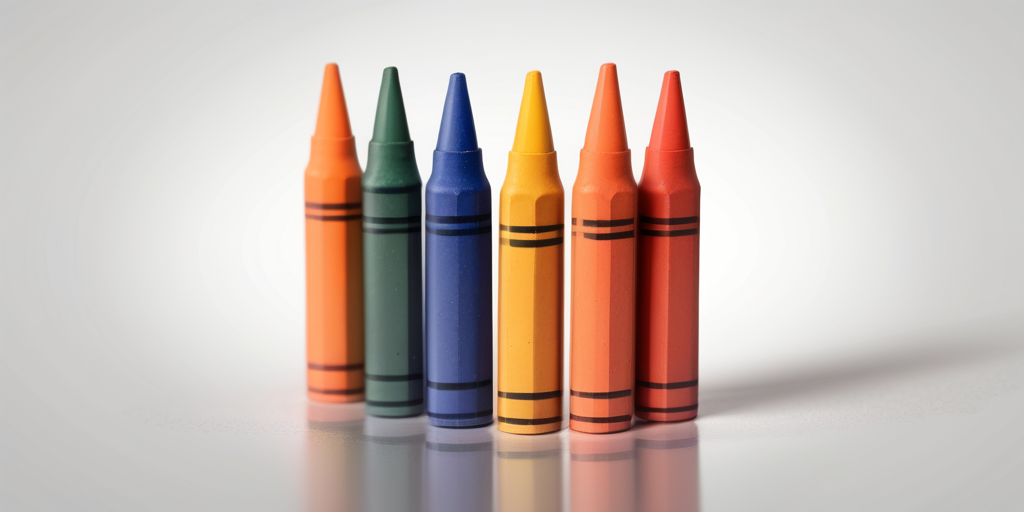 A Colorful Collection of Crayons Ready for Creative Expression and Fun.