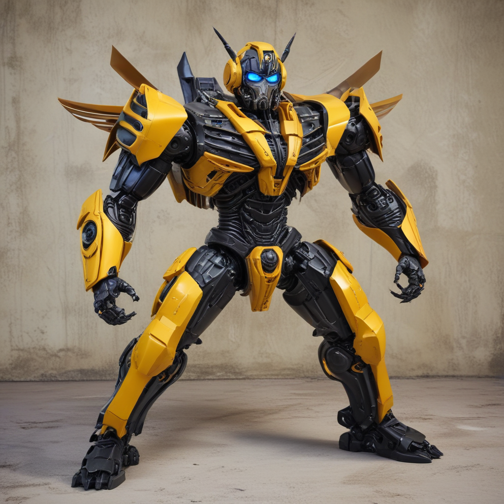 transformer style, wasp body