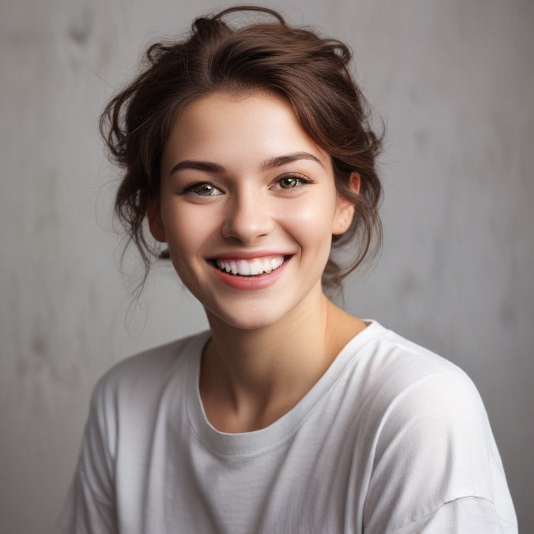 character of a happy looking person photography