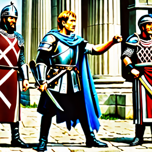 Anime fight Julius Caesar the Conqueror of Gaul V.S. King Arthur The ...