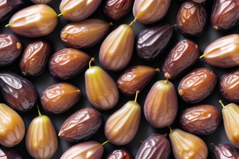 A Colorful Assortment of Glossy Fruits Displayed in a Beautiful ...