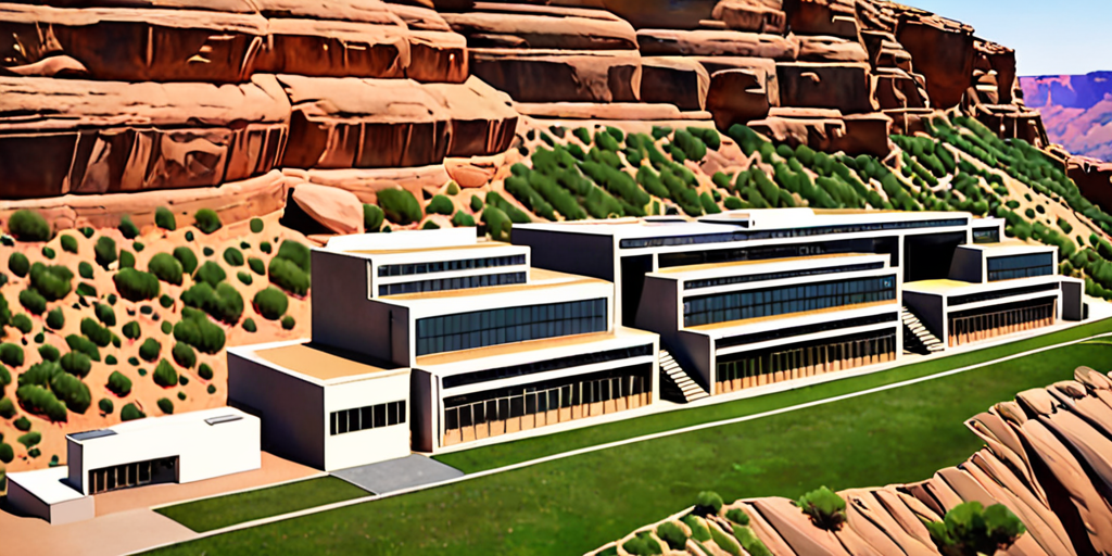 an American enclave in the rocks with a favorable climate that produces ...