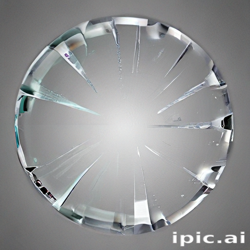 Intricate Crystal Sphere with Unique Fractures and Radiant Light ...